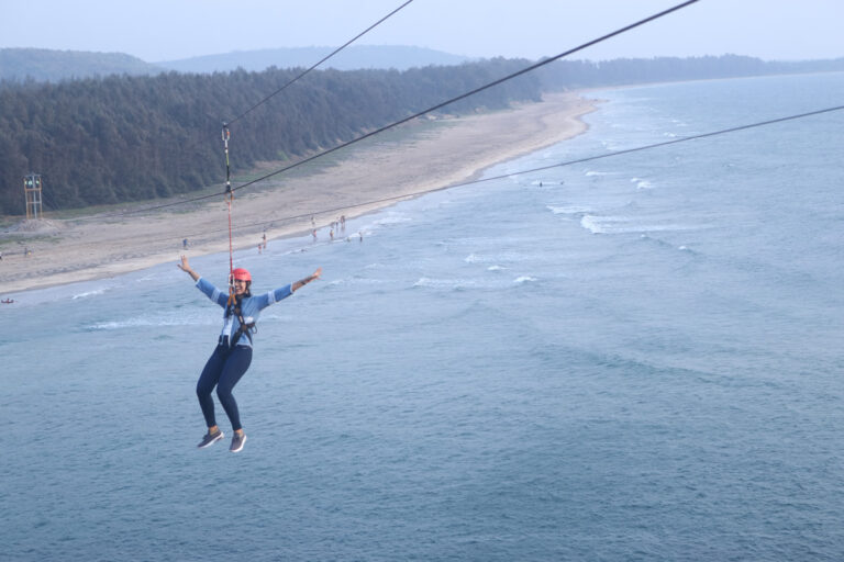 Maharashtra's Aare Ware Beach Gets India's 1st Over Ocean Zipline